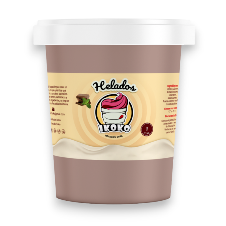 Helado Ikoko sabor Chocomenta 1 Litro – Lacteos Ikoko